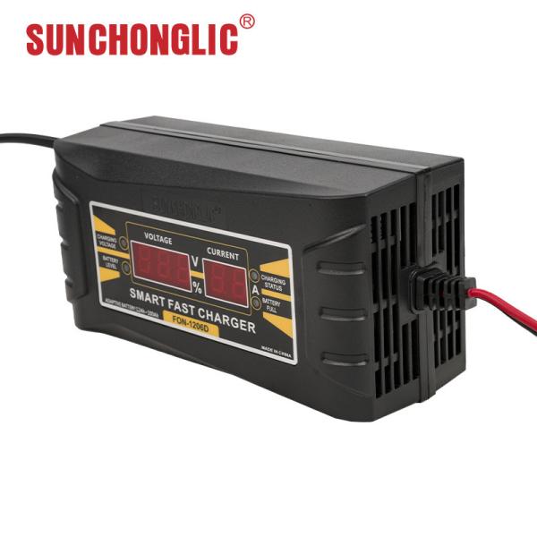 Quality 110v AGM GEL Battery Charger 12v 6a Lead Acid Car Battery Charger Three Phase for sale