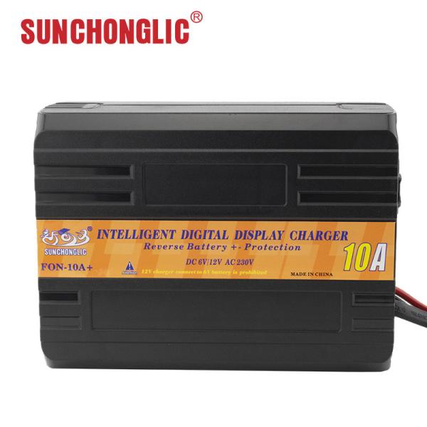 Quality Lead Acid Car PWM Battery Charger Input AC 150V 6V Three Stage Charging for sale