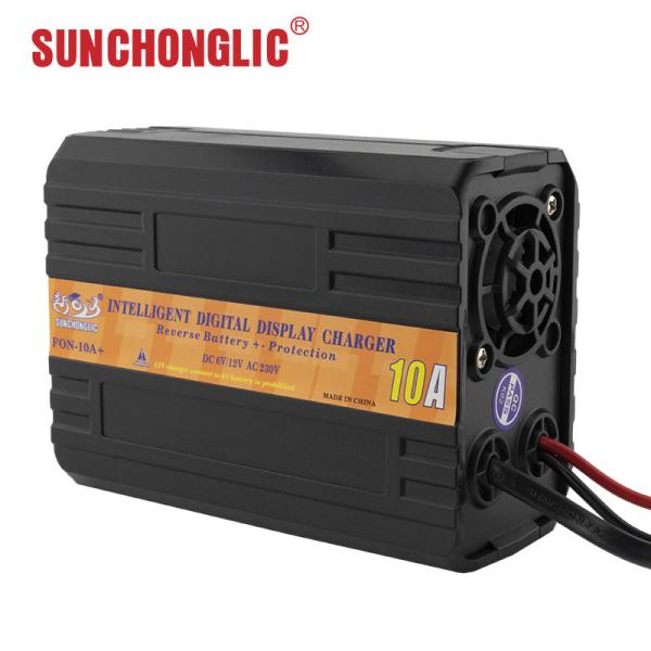 Quality Lead Acid Car PWM Battery Charger Input AC 150V 6V Three Stage Charging for sale