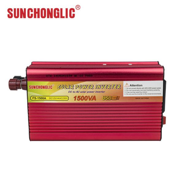 Quality Factory Wholesale Price Power Inverter 12V Dc To 220V Ac 1500W 1500va Modified for sale