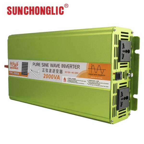 Quality Output 5V 2000w Pure Sine Wave Inverter 1000mA USB 12v 220v Dc To Ac Multifunctional for sale