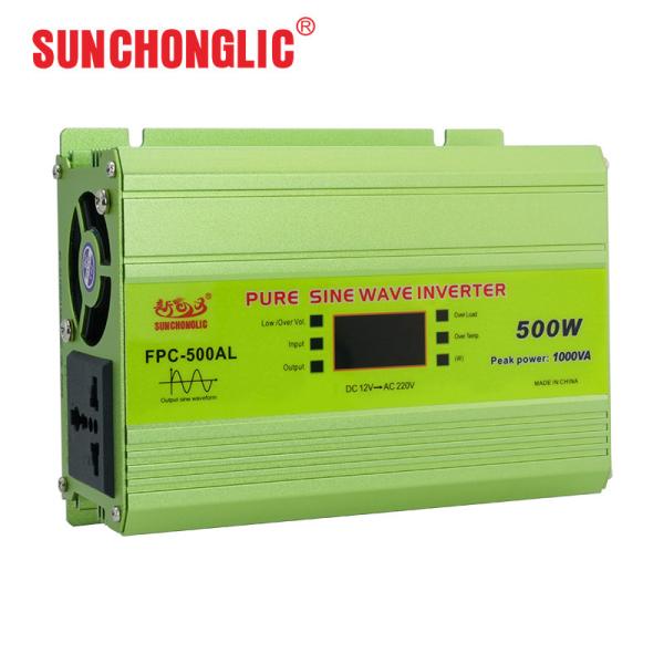 Quality Lightweight 500w Pure Sine Wave Inverter Output 50Hz Energy Saving 12v 220v Power Inverter for sale
