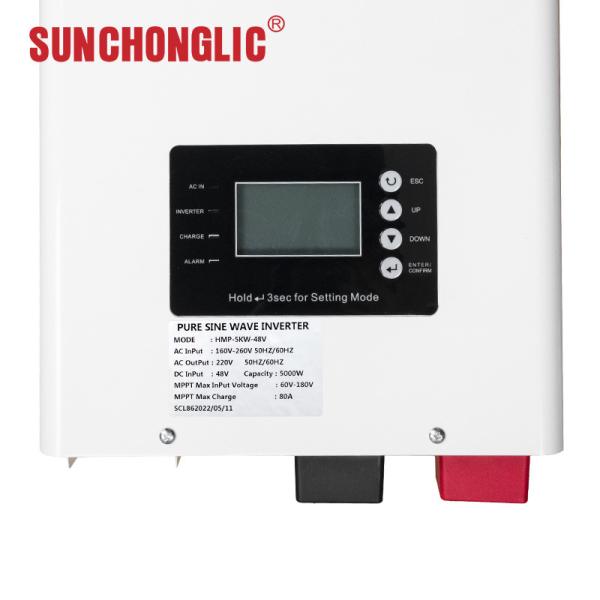 Quality Flexible Solar Inverter Hybrid 5kw Intelligent Safety Operation Energy Efficient for sale