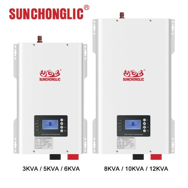 Quality Mppt Low Frequency Hybrid Solar Inverter 48V 80A 8kw Single Phase Hybrid Inverter Compact for sale