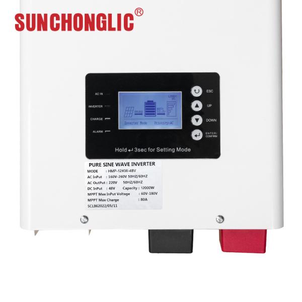 Quality Mppt Low Frequency Hybrid Solar Inverter 48V 80A 8kw Single Phase Hybrid for sale