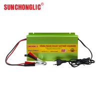 Quality Multi Stage AGM GEL Battery Charger 12V 50A Temperature Compensation for sale