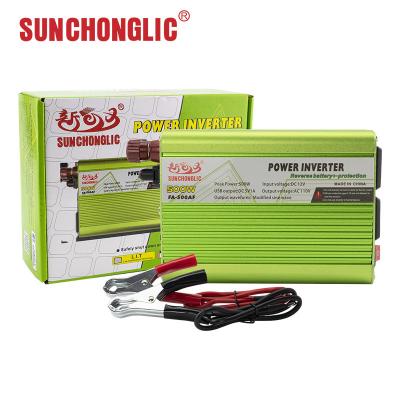 500w modified sine wave inversor power inverter 12v dc to 110v ac 