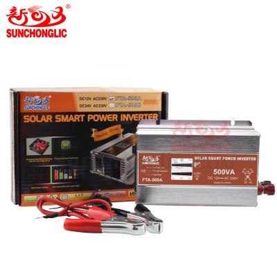 China 500w Inverter Led Display Sine Wave Inverter Home Use Dc 12v To Ac 230v for sale
