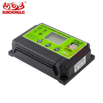 中国 12V / 24V PWMソーラー充電器コントローラー20Aストリートライト太陽光発電発電 販売のため