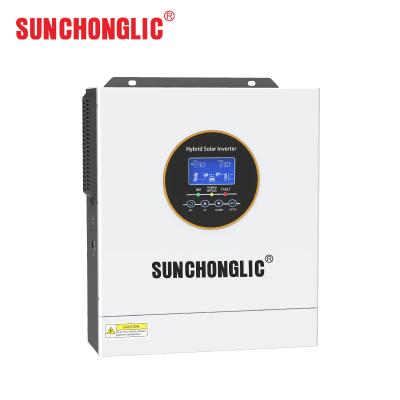 중국 하이브리드 태양광 인버터 3.2kw 출력 전력 230v ac 70v-450v 태양광 입력을 지원 판매용