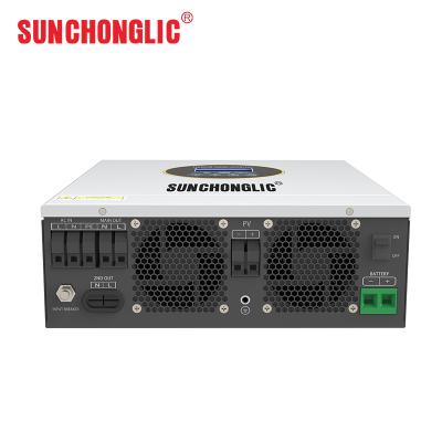 중국 하이브리드 태양광 인버터 3.2kw 출력 전력 230v ac 70v-450v 태양광 입력을 지원 판매용