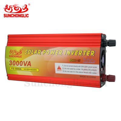 Chine Onduleur solaire haute efficacité 3000VA, entrée 12V DC, sortie 220V AC à vendre