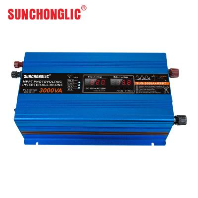 Cina Inverter di potenza solare da 3000W con MPPT DC a CONVERTER AC 12V a 220 V Output di onde minerarie modificata in vendita