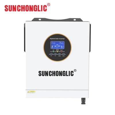 중국 5500W 단일 위상 / 240V 분할 위상 하이브리드 인버터 100-500V DC 입력 고주파 판매용