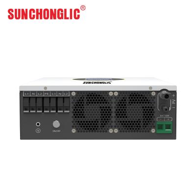 중국 5500W 단일 위상 / 240V 분할 위상 하이브리드 인버터 100-500V DC 입력 고주파 판매용