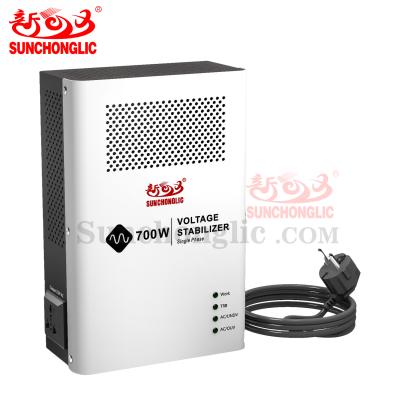 China 700w Single - Phase Voltage Stabilizer Input 90-250v Ac Output 220v/230v Ac With Led Display for sale