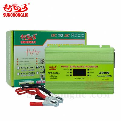 Китай Off-Grid &amp; Car Power Inverter 300W от 12 В до 220 В чистая синусоидальная волна для батарей-свинцовой кислоты продается