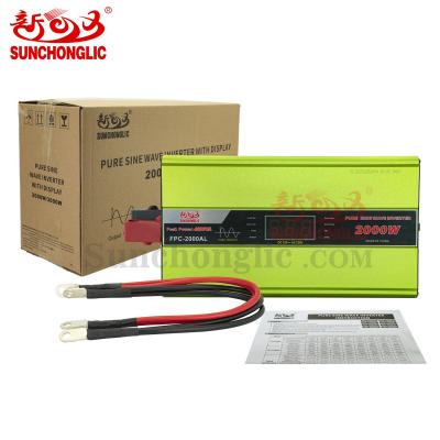 Китай Домохозяйство 2000W Pure Sine Wave Inverter 12 В постоянного тока до 220 В переменного тока с зарядным устройством 200A продается
