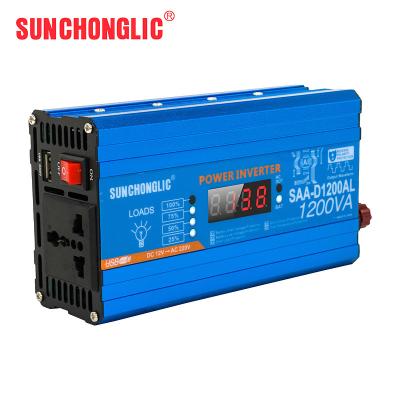 Китай Модифицированный модифицированный синусоидальный инвертор автомобиль инвертор DC QVV до AC 220V продается