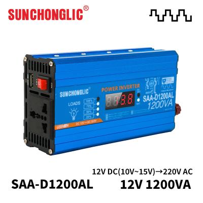 中国 1200W修正されたサイン波インバーターカーパワーインバーターDC QVVからAC 220Vへ 販売のため