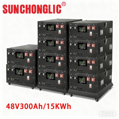 China 51.2v 300ah Intellistack Bms Smart Stackable Battery 15.36kwh Lifepo4 Battery for sale
