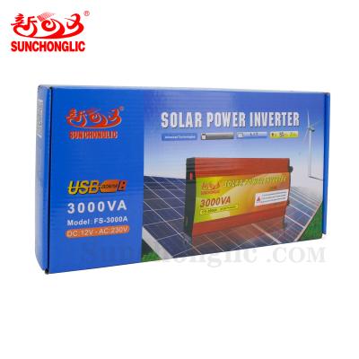 Cina Inverter di potenza professionale da 3000 W 12 V/220 V per uso domestico, su veicoli e fuori rete in vendita
