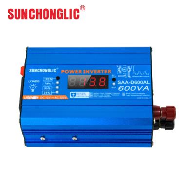 China 600w Car Power Inverter For On The Go Converts 12v Dc To 220v Ac With Modified Sine Wave for sale