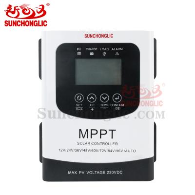 China 12V - 96V MPPT Solar Controller | 230V Max Input & Adjustable Charging Current for sale