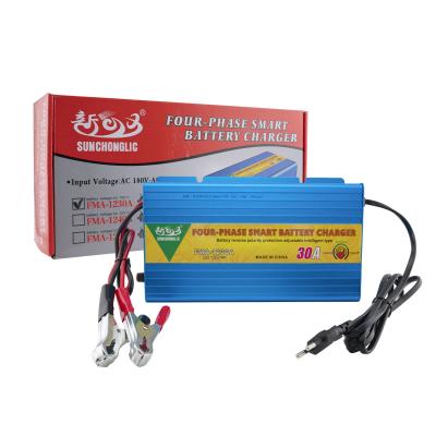 China FMA Smart 12V 30A Battery Charger with Four-Step Charging for AGM, GEL, and Lead-Acid Batteries — Lightweight Design for sale