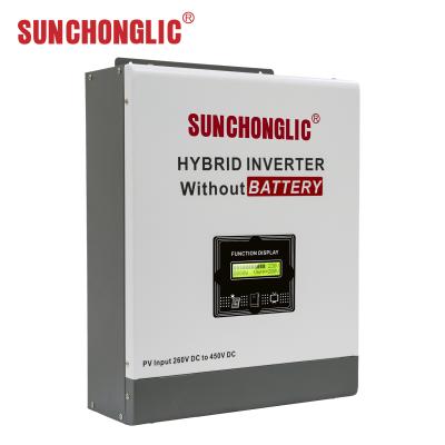 5.5KVA Pure Sine Wave Hybrid Solar Inverter with No Battery Required ...