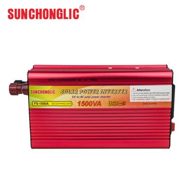 China Modified Sine Wave Inverter 1500VA Peak Surge Capacity 650W Rated Power Solar Power Converter with Multi-Protection for Off-Grid Use for sale