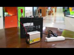 Intelligent AGM GEL Battery Charger AC150V Input Low Voltage Protection 12V 10A