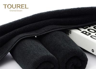 China De zwarte van de de Sportenhand van Eco Vriendschappelijke Comfortabele Handdoeken van de de Handdoekenmicrofiber Geborduurde Hand Te koop