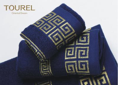 中国 高級ホテルのBath Towels16s青い色のホテルのコレクション タオル 販売のため