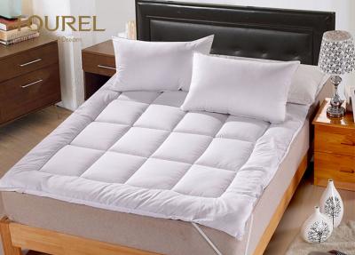 China Wit Koninginbed Mattress Protector For Hotel Hospital Spa Huis Te koop