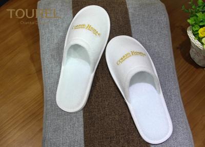 China Cotton Velvet Disposable Hotel Slippers with Warm and Non-slip Bottom Surface for sale