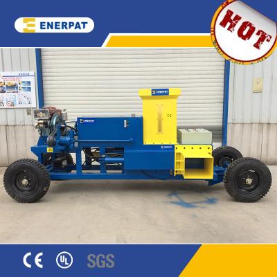 China UK bagging press machines with wheels, for press animal bedding for sale
