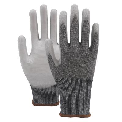 China slijtvast PU-veiligheidshandschoenen Anti-slip 18 Gauge ANSI Cut Level 4 Handschoenen Te koop