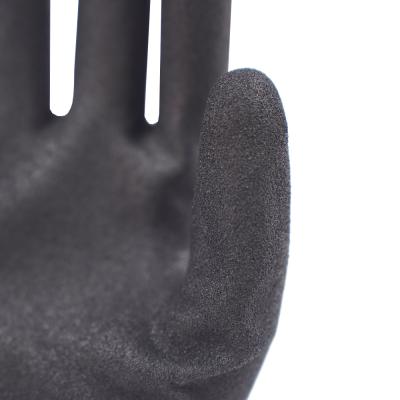 Cina Guanti a doppia immersione in poliestere di calibro POPALM 13 con rivestimento completo nitrile lucido in vendita