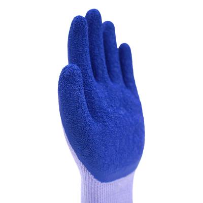 Cina Guanti da lavoro in poliestere nero lattice di calibro 13 resistenti allo slittamento e all'abrasione in vendita
