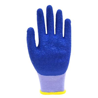 Cina Guanti da lavoro in poliestere nero lattice di calibro 13 resistenti allo slittamento e all'abrasione in vendita