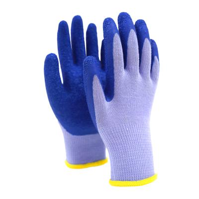 Cina Guanti da lavoro in poliestere nero lattice di calibro 13 resistenti allo slittamento e all'abrasione in vendita