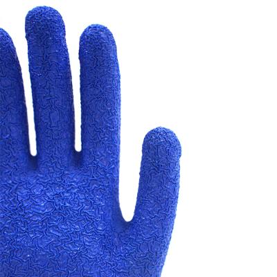 Cina Guanti da lavoro in poliestere nero lattice di calibro 13 resistenti allo slittamento e all'abrasione in vendita