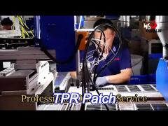 OEM TPR PVC Anti Impact Safety Glove Patch voor het naaien op lederen handschoenen