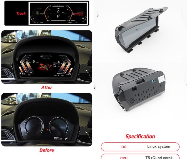 LCD Speedometer Digital Dash Cluster Fit BMW X1 F20 F22 F48 F49 F39