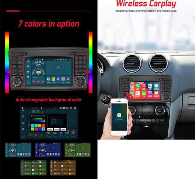 Mercedes Benz ML W164 OEM Car Radio With 4G DSP Wireless Carplay And Android Auto