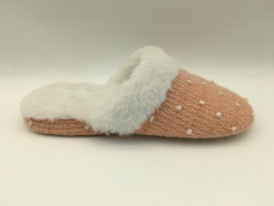Cina Le pantofole di signore molli dell'inverno tosano Toe Flat Shoes With Soft chiuso tricottano/tomaia del vello in vendita