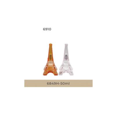 China 50 ml 90 ml Eiffeltoren vorm Logo Op maat gemaakte art deco glas parfumflessen Te koop