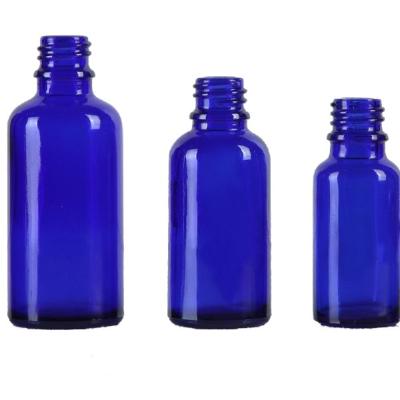 중국 1개 인치 0.05mm 화장용 포장을 위한 파란 의안 점적기 병 판매용