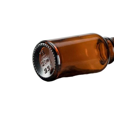 China Drops Drives Essential Oil Glass Bottle 5/10/30/50ml Brown Dropromicular Tea Color for sale